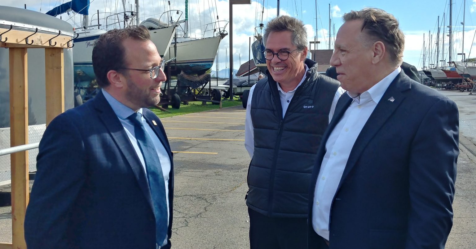 Daniel Côté réagit au passage de François Legault à Gaspé - Radio-Gaspésie