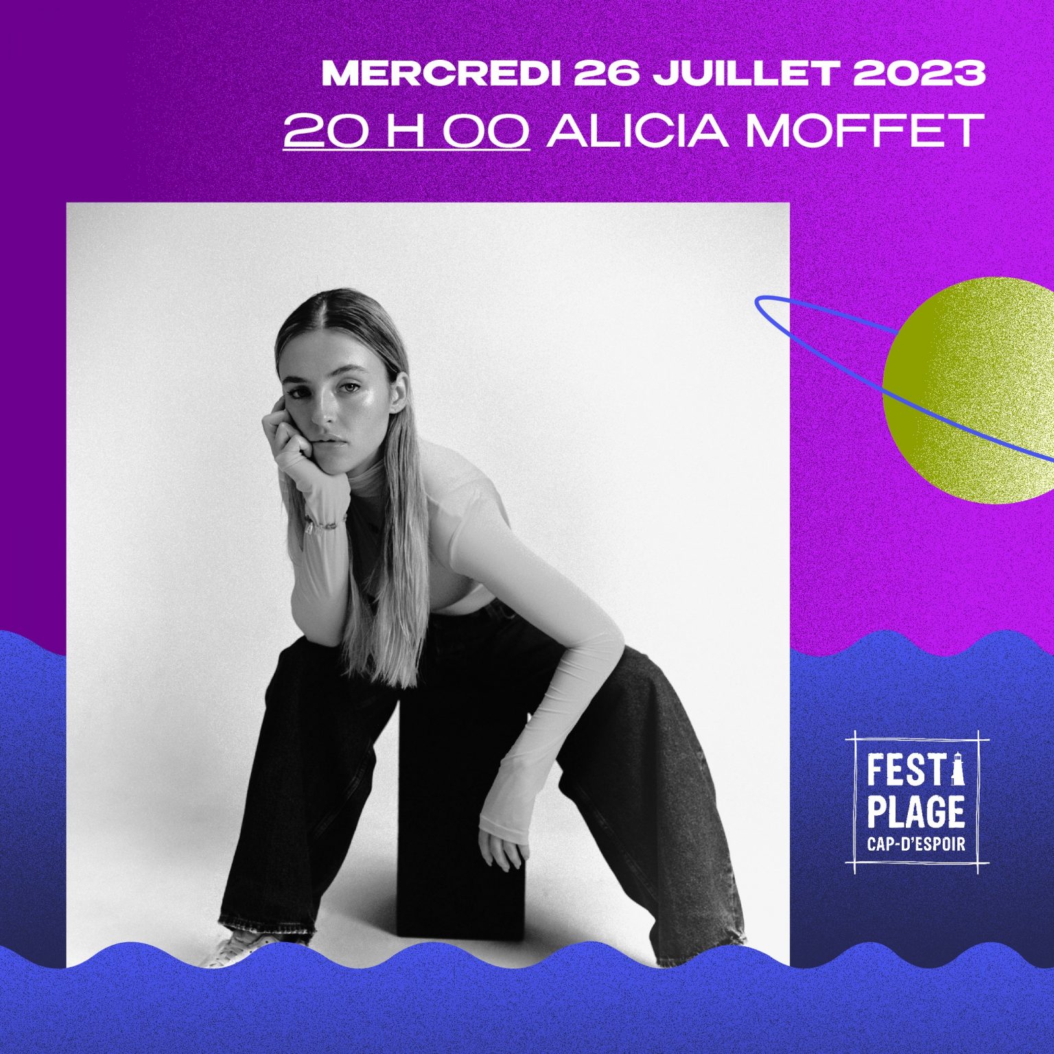 Alicia Moffet ouvre le Festi-Plage de Cap-d'Espoir - Radio Gaspésie